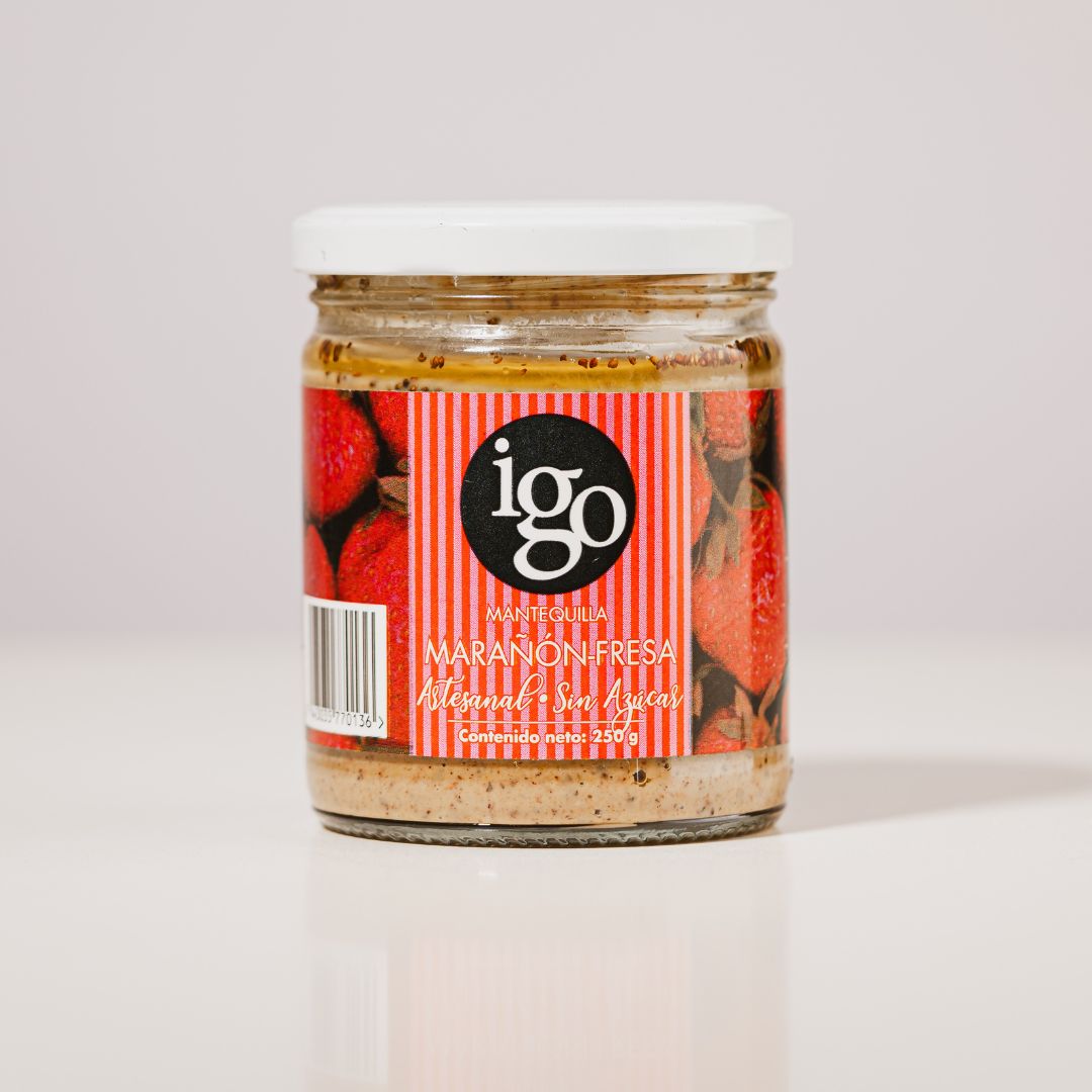 Mantequilla de Marañón-Fresa | IGO Productos